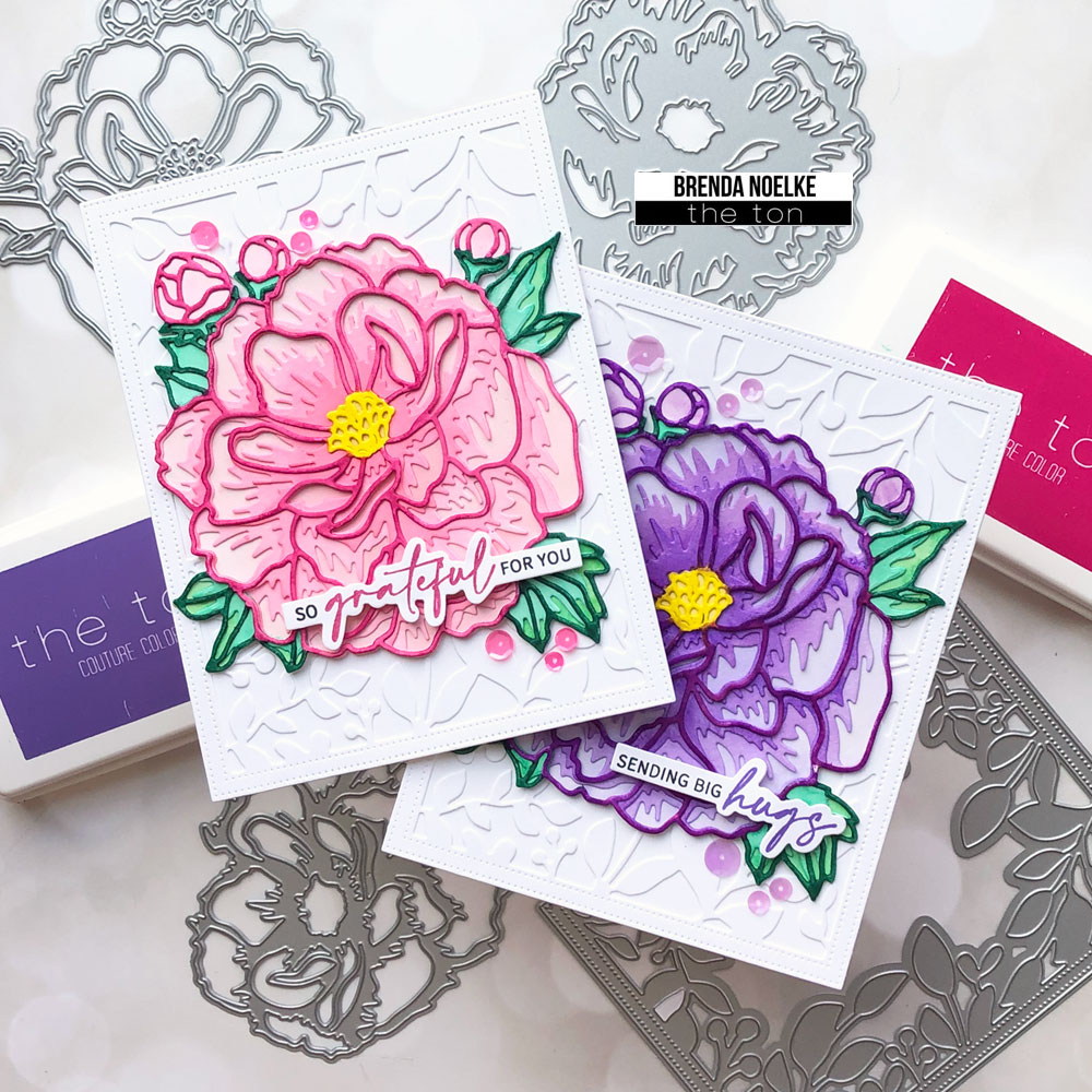 Layered Peony Duo – The Ton – My PaperCut Creations