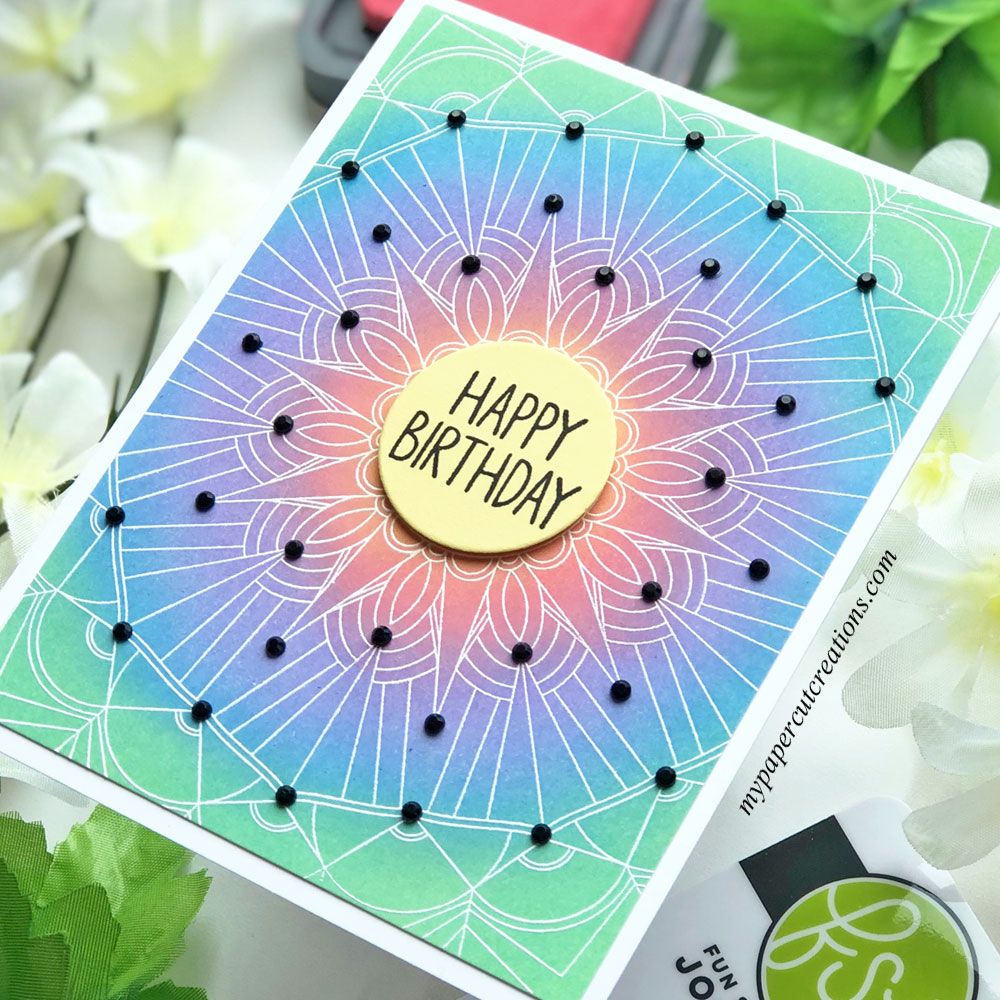 Happy Birthday – Kaleidoscope Art – Fun Stampers Journey – My PaperCut ...